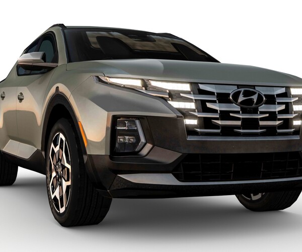 ArtStation - Hyundai Santa Cruz 2022 | Game Assets