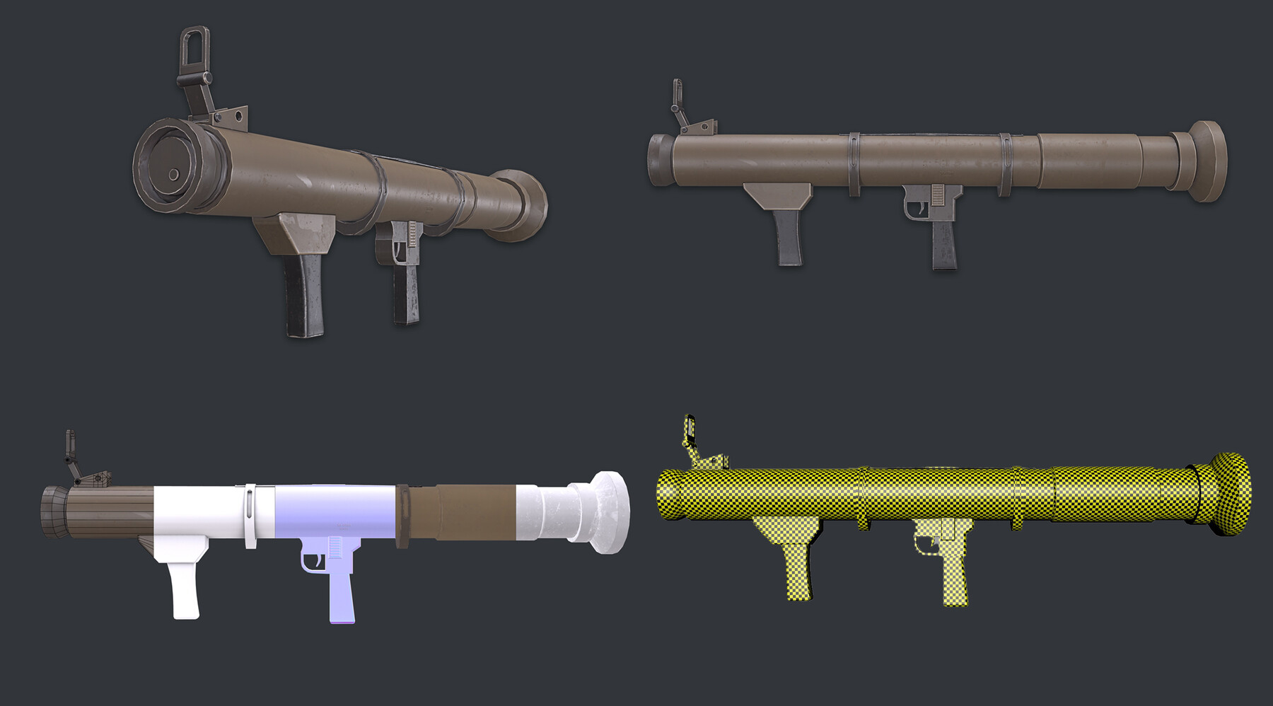 ArtStation - Rocket Launcher Pack Game Ready | Game Assets