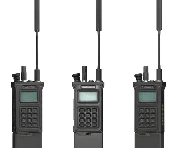 ArtStation - MILITARY Trellis Ware TW-950 TSM Radio Low-poly 3D model ...