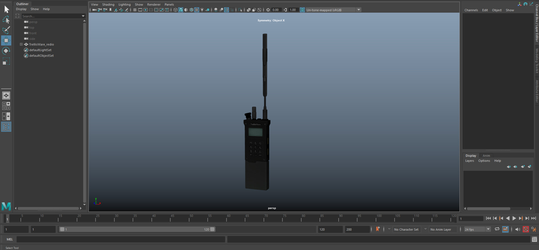 ArtStation - MILITARY Trellis Ware TW-950 TSM Radio Low-poly 3D model | Game Assets
