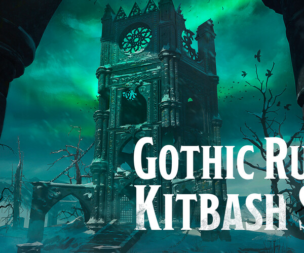 ArtStation - Gothic KitBash Pack for Concept Art | Resources