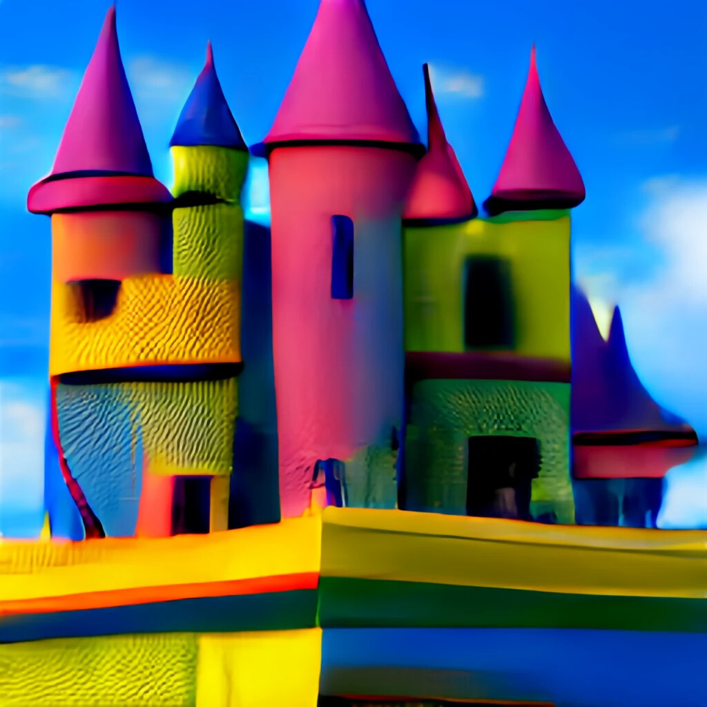 ArtStation - Cheerfully coloured castle in a Sonic the Hedgehog type ...