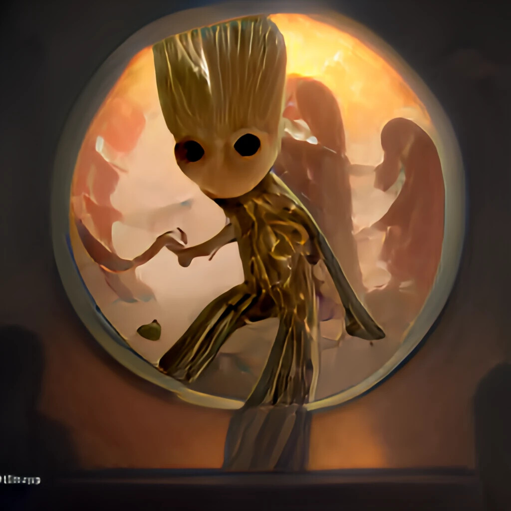ArtStation - pltn style, portrait of groot, intricate, elegant | Artworks