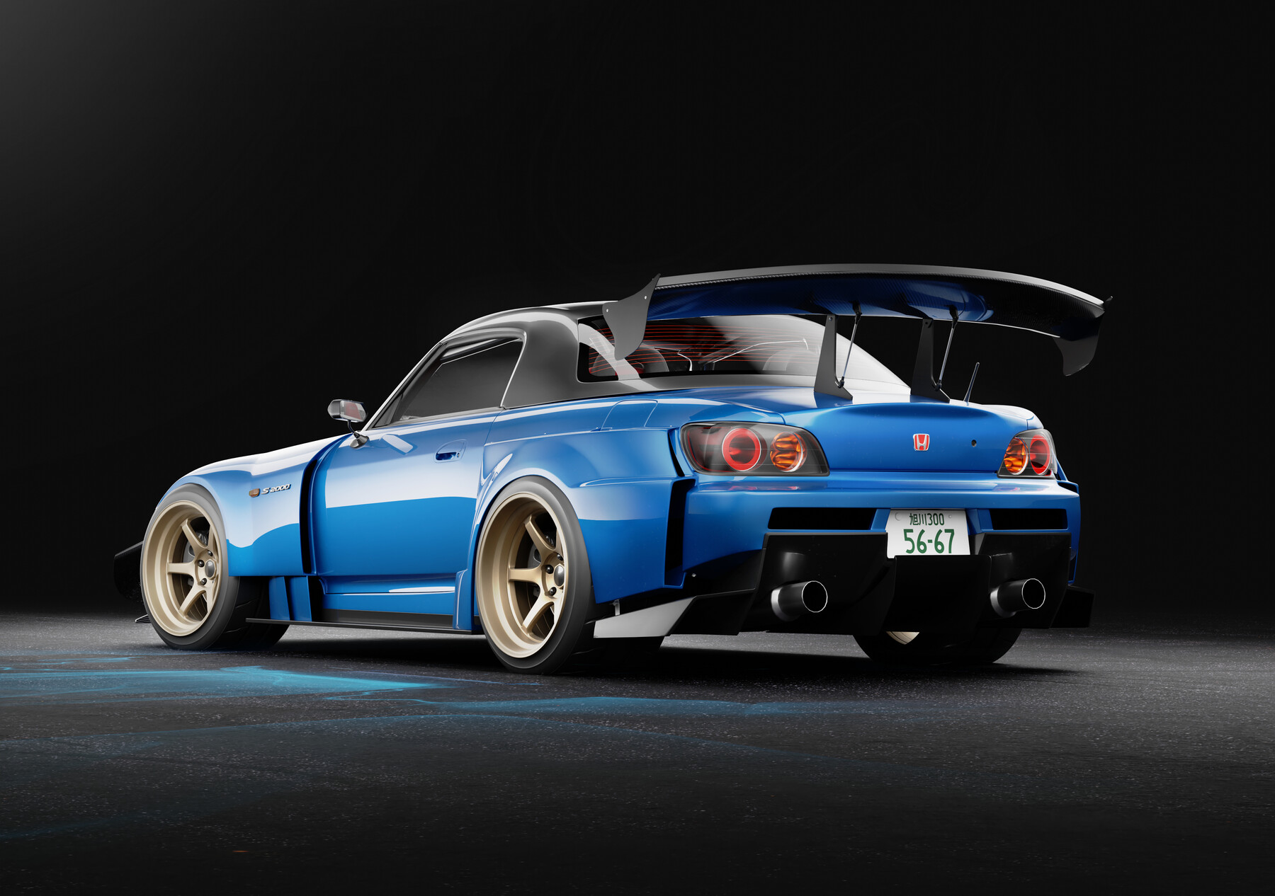 ArtStation - Honda S2000 Amuse GT1 | Game Assets