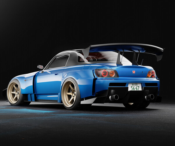 ArtStation - Honda S2000 Amuse GT1 | Game Assets
