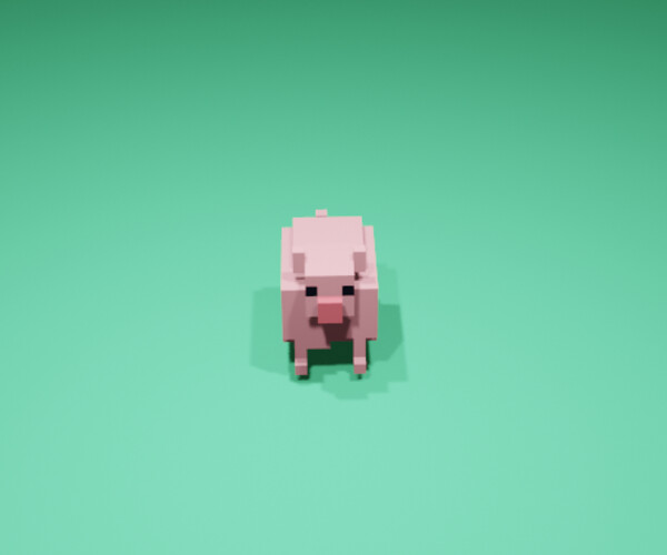 ArtStation - Cubic Pig | Game Assets