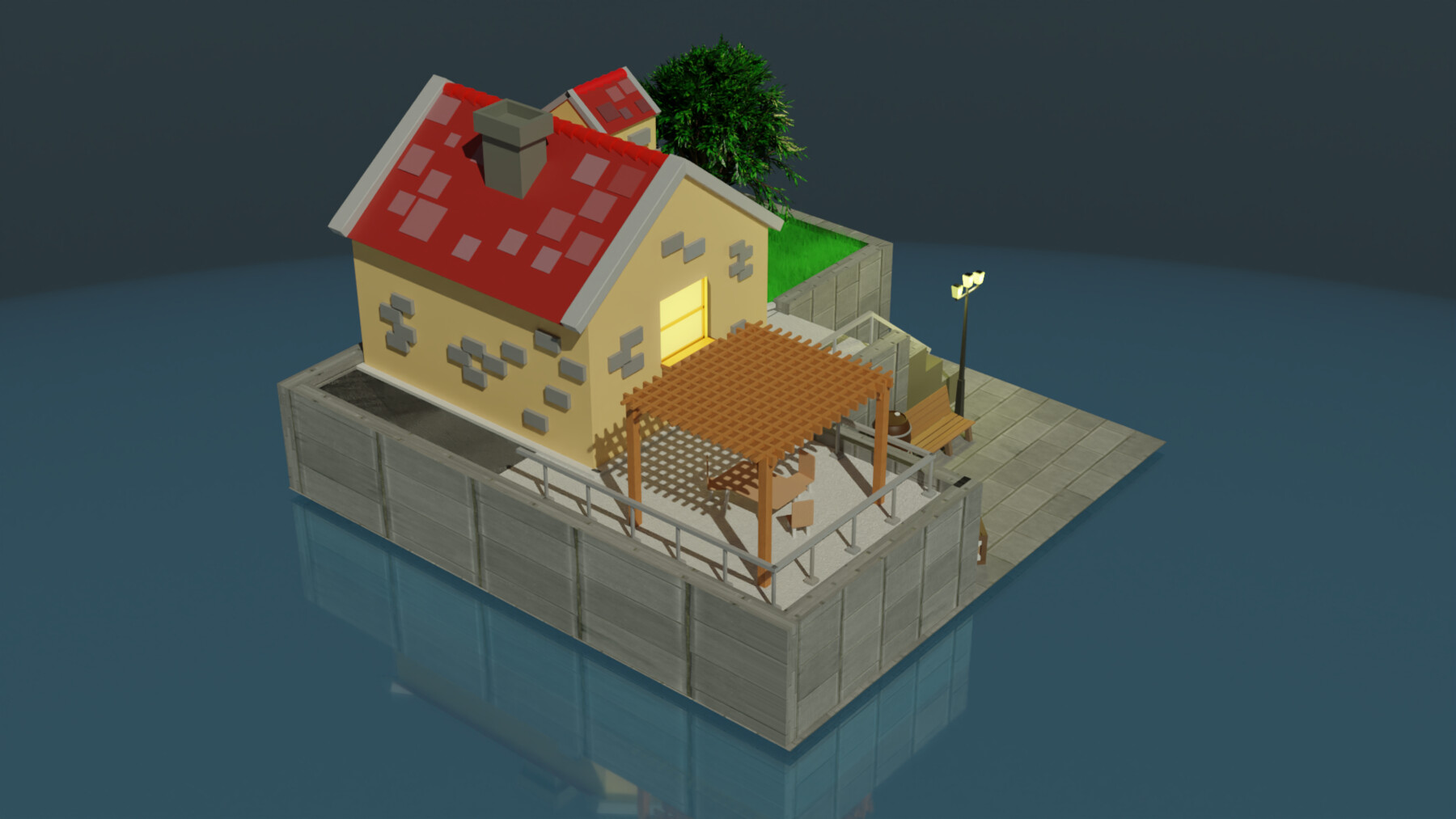 ArtStation - Low Poly - house | Resources