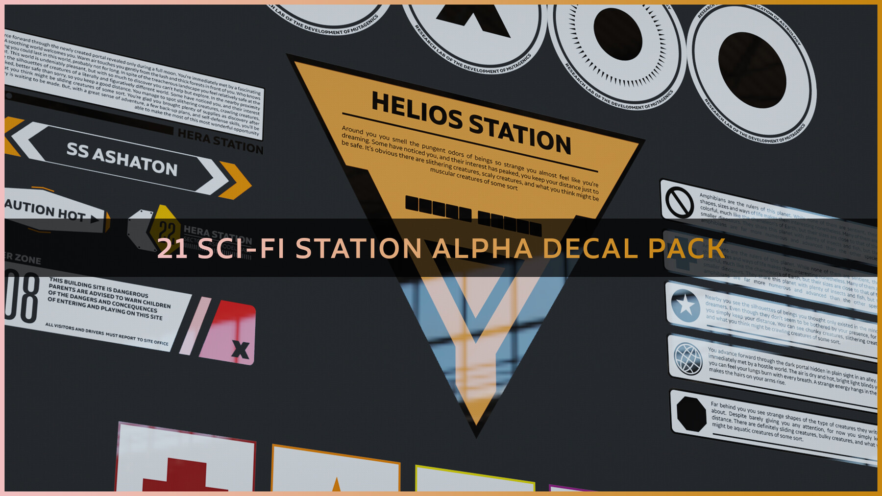 SFDEMIR - Home - 21 Sci-Fi Alpha Decal Pack