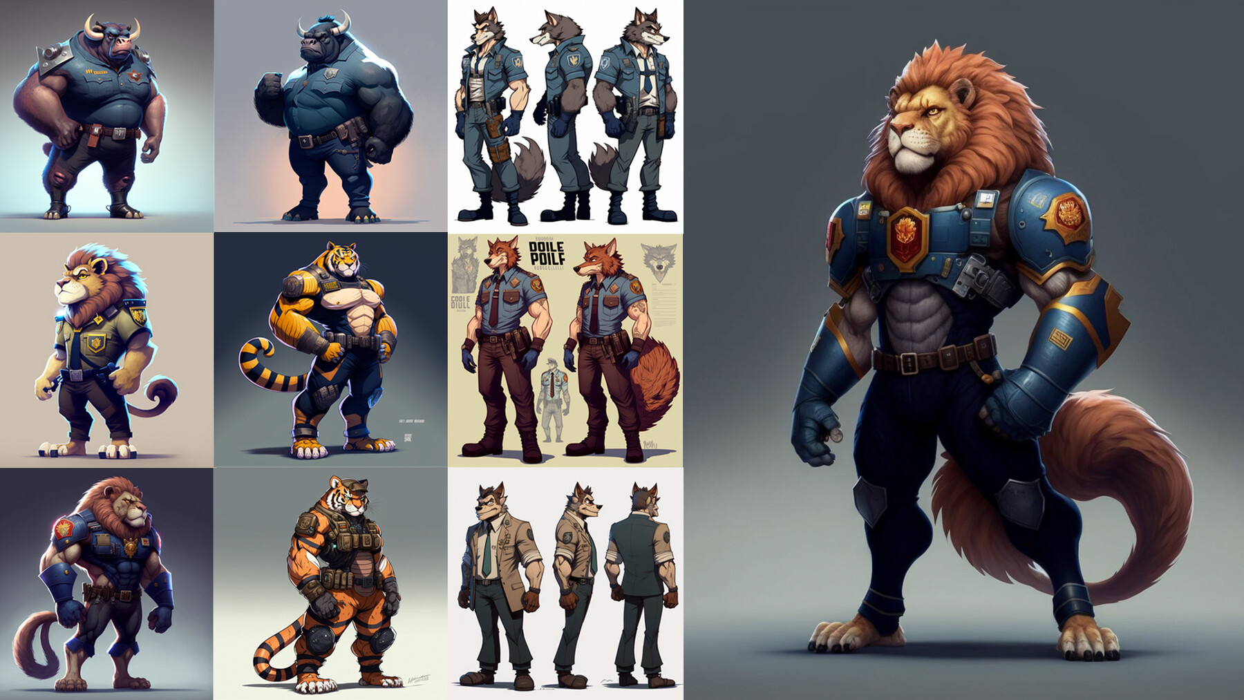ArtStation - 200 Animal Concept Reference Pack Vol.01 | Artworks