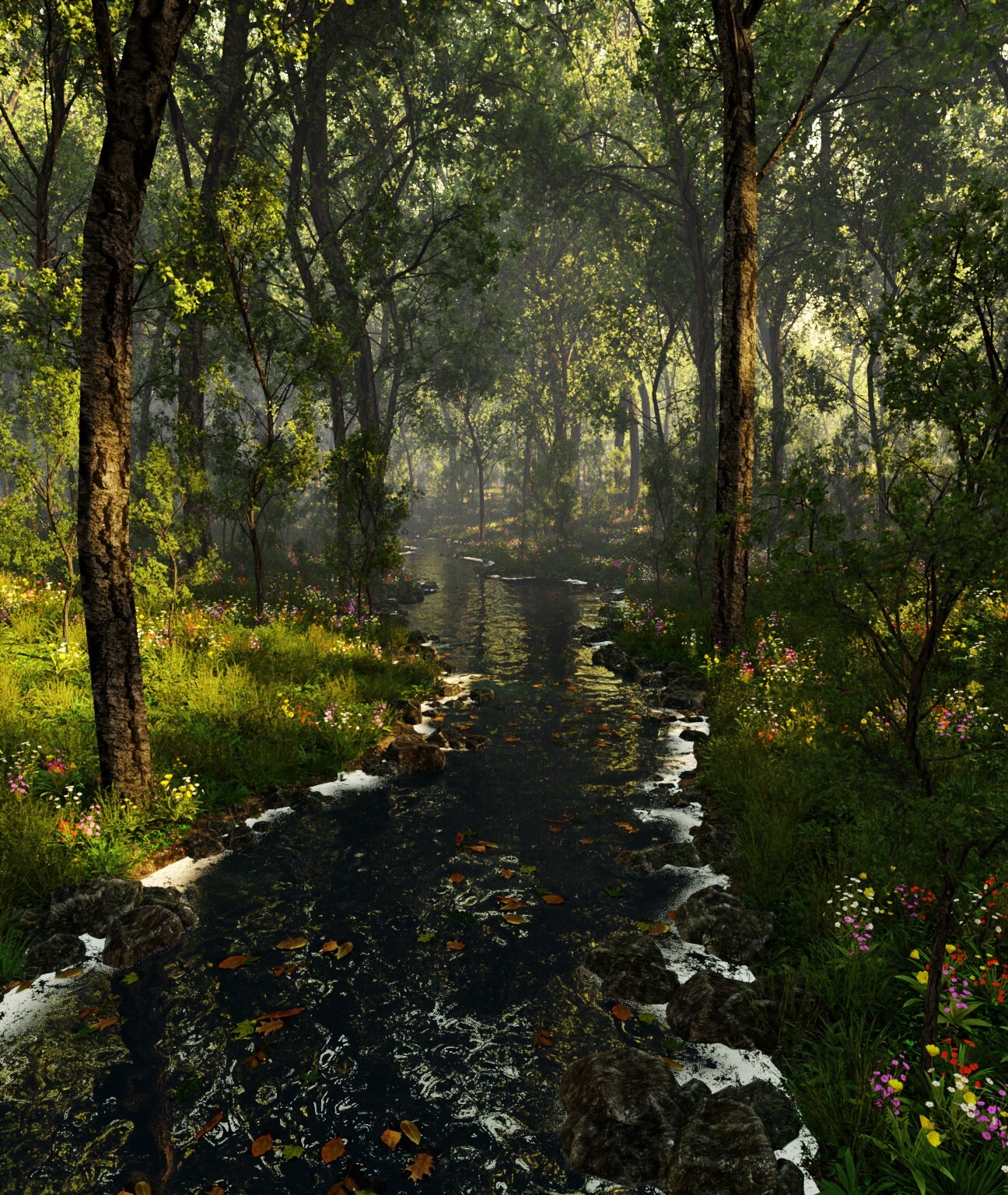 ArtStation - Mystic brook | Resources