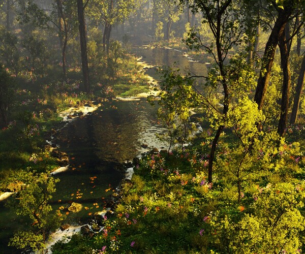 ArtStation - Mystic brook | Resources