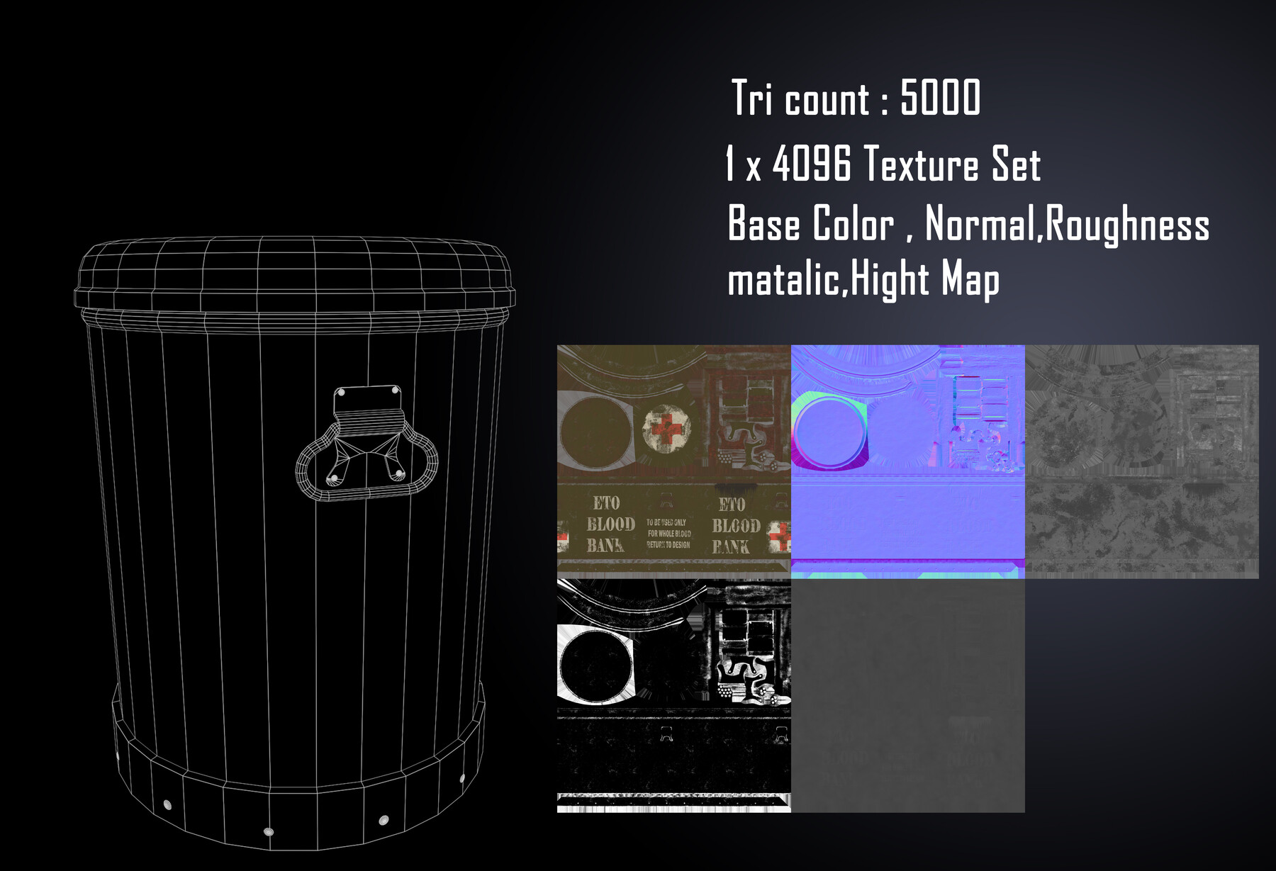 ArtStation - BloodBank Lowpoly Model | Resources