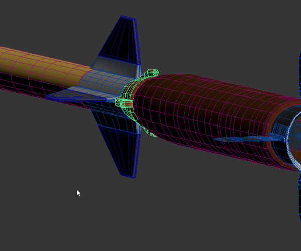 ArtStation - Pantsir S1 Two-Stage Missile 57E6E 3D Model | Resources