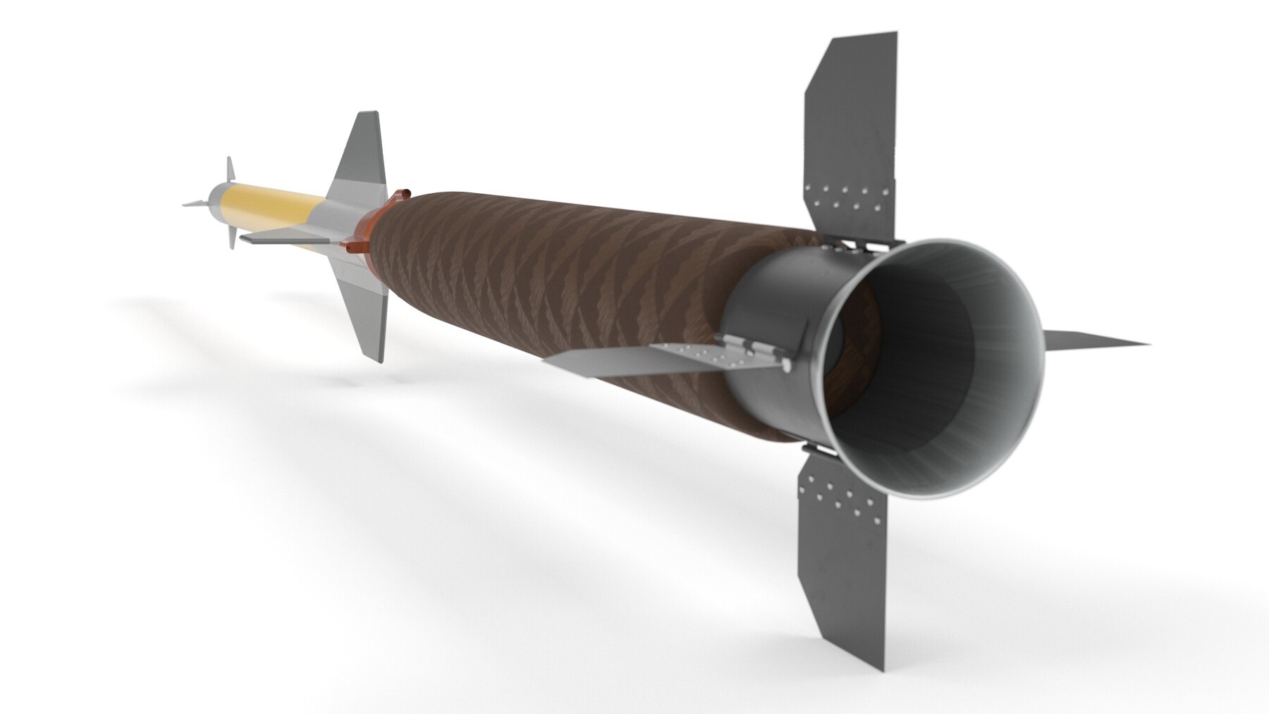ArtStation - Pantsir S1 Two-Stage Missile 57E6E 3D Model | Resources