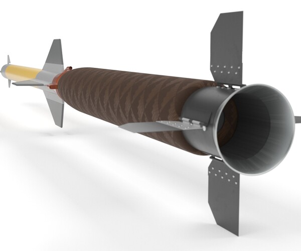 ArtStation - Pantsir S1 Two-Stage Missile 57E6E 3D Model | Resources