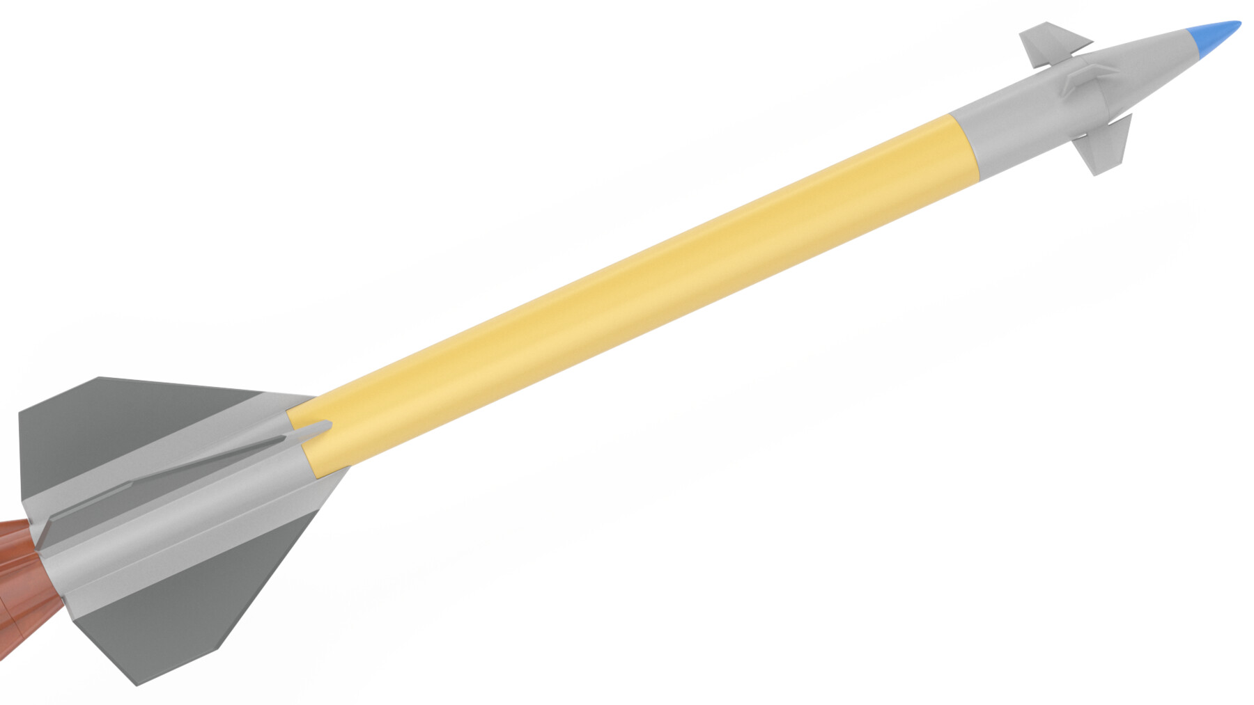 ArtStation - Pantsir S1 Two-Stage Missile 57E6E 3D Model | Resources