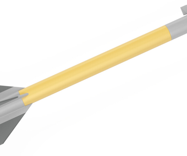 ArtStation - Pantsir S1 Two-Stage Missile 57E6E 3D Model | Resources