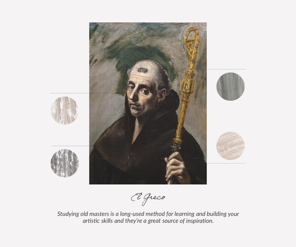 ArtStation - El Greco Procreate Brushes & Color Swatches | Brushes
