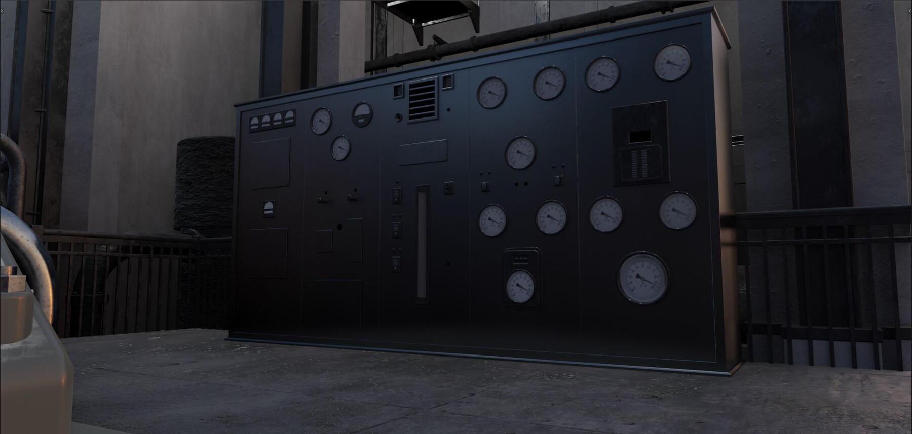 ArtStation - 1920s power plant turbine hall. | Game Assets