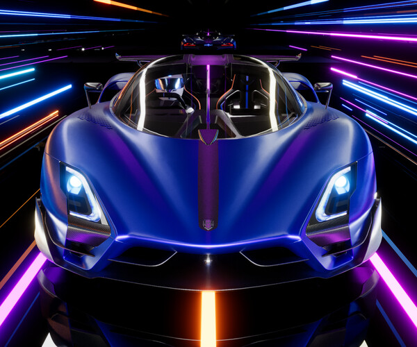 ArtStation - SSC Tuatara Striker full 3D Scene || 2022 | Game Assets