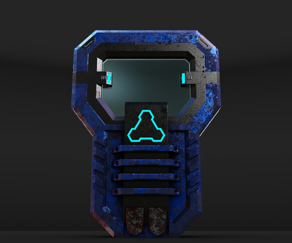 ArtStation - Deployable Riot Shield - Turntide | Game Assets