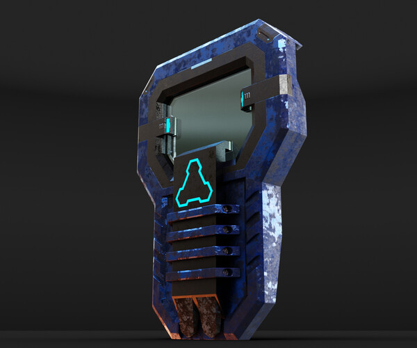 ArtStation - Deployable Riot Shield - Turntide | Game Assets