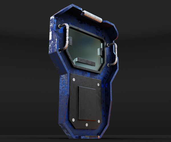 ArtStation - Deployable Riot Shield - Turntide | Game Assets