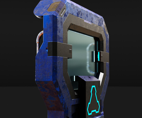 ArtStation - Deployable Riot Shield - Turntide | Game Assets