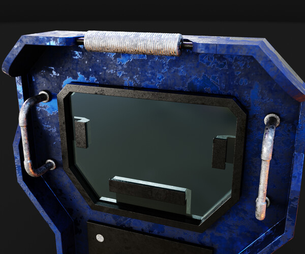 ArtStation - Deployable Riot Shield - Turntide | Game Assets