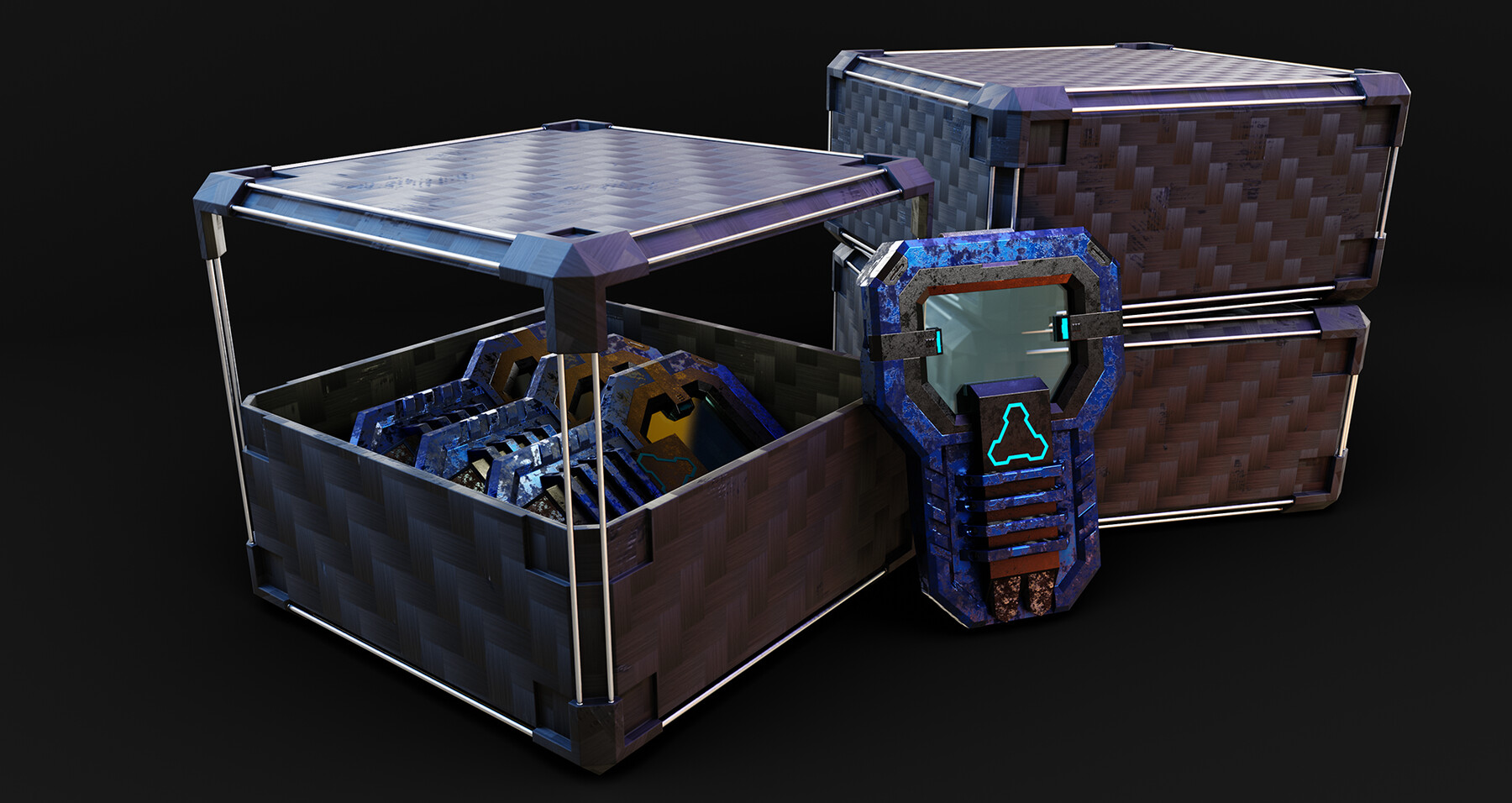 ArtStation - Deployable Riot Shield - Turntide | Game Assets