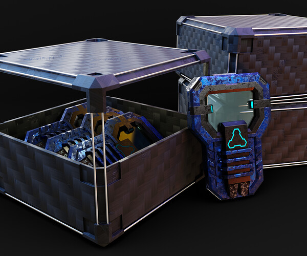 ArtStation - Deployable Riot Shield - Turntide | Game Assets