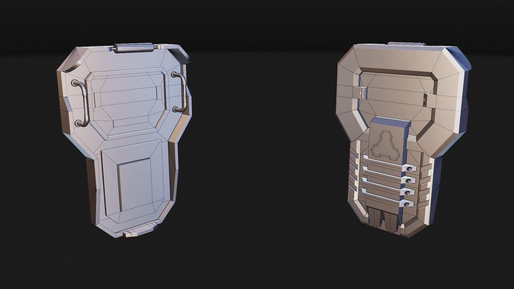 ArtStation - Deployable Riot Shield - Turntide | Game Assets