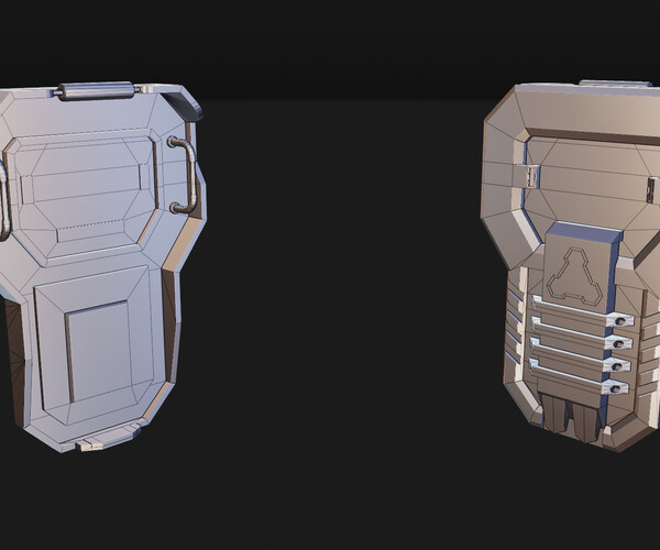 ArtStation - Deployable Riot Shield - Turntide | Game Assets