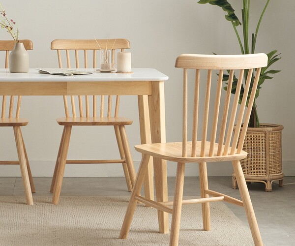 ArtStation - Windsor rubber wood design chair | Resources