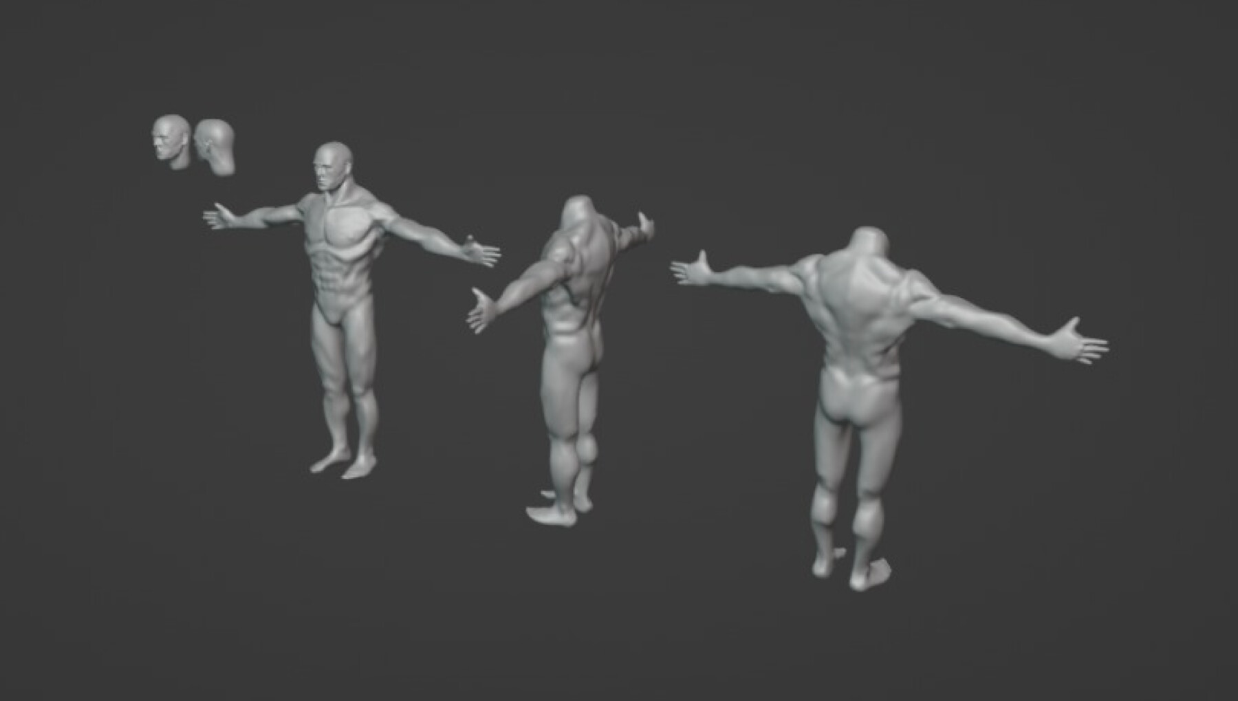 ArtStation - 3D MODEL FULL BODY SCULPT | Game Assets