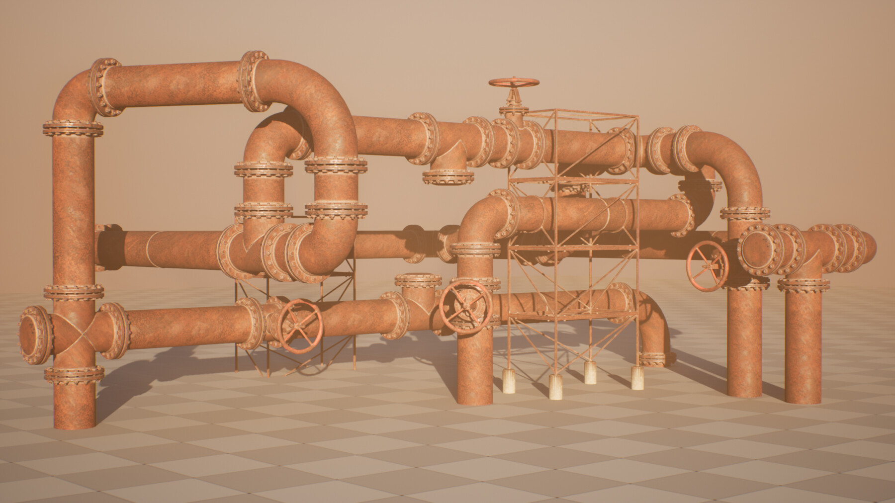 ArtStation - Modular Pipe Kit | Game Assets