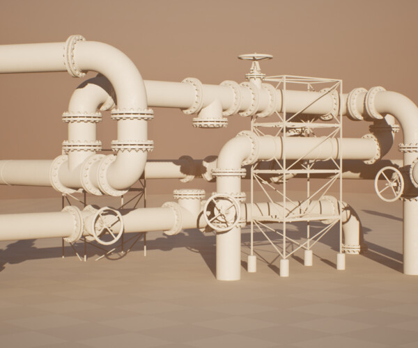 ArtStation - Modular Pipe Kit | Game Assets