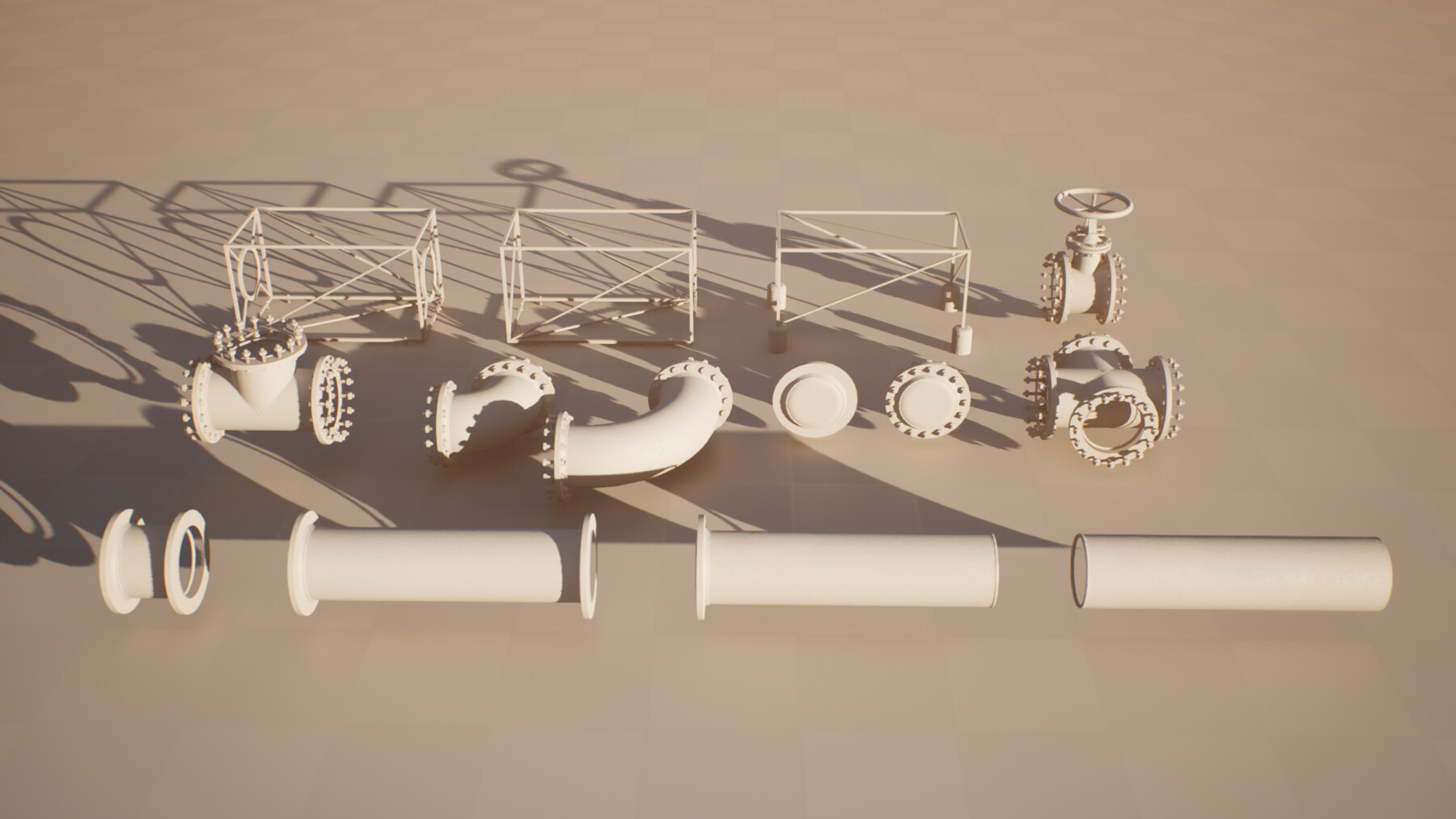 ArtStation - Modular Pipe Kit | Game Assets