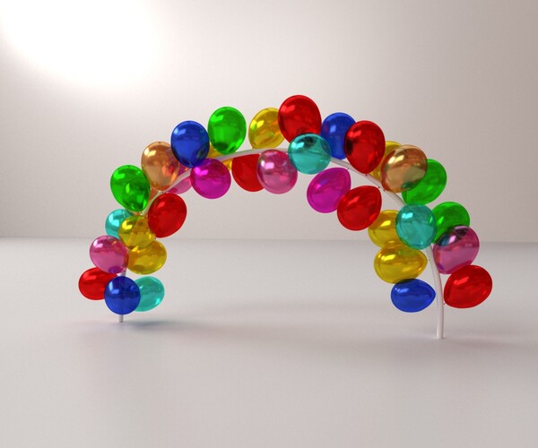 ArtStation - Balloon Arch | Game Assets