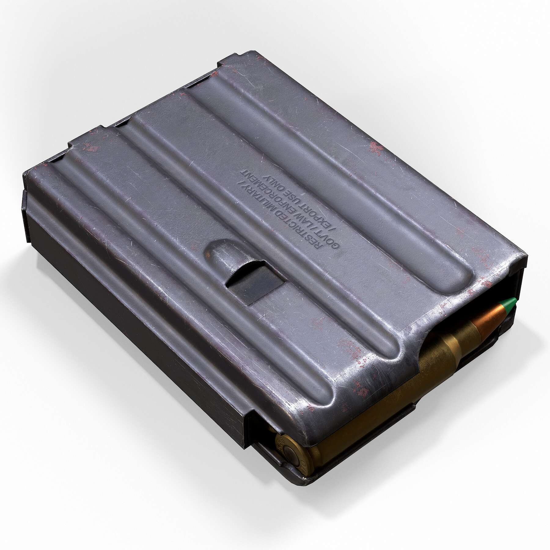 ArtStation - AR-15 Alloy Magazine 10-Round | Game Assets