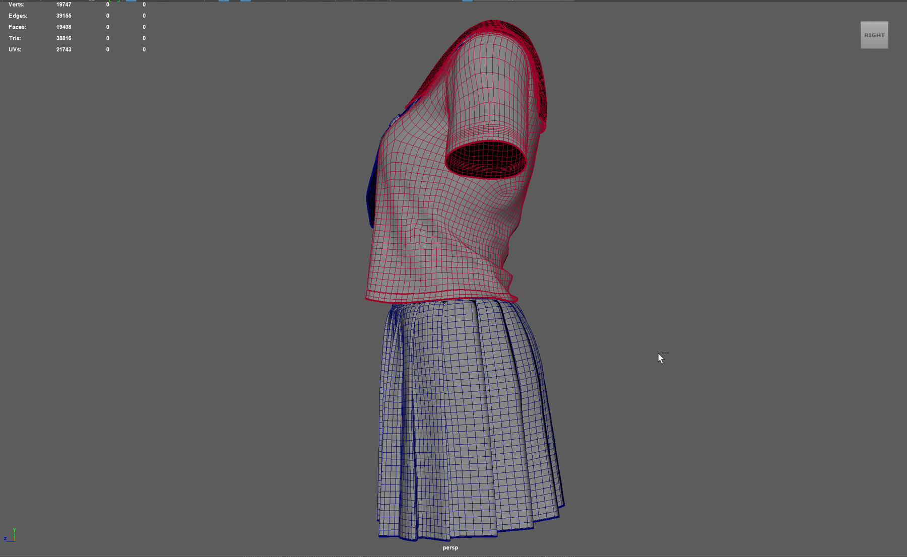 ArtStation - ClothCG: Sailor Suit 001a Marvelous+ZB+PBR 8K 3DAssets | Resources