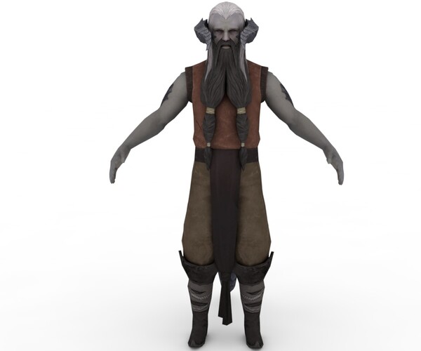 ArtStation - 3D Alien Priest Rigged | Game Assets