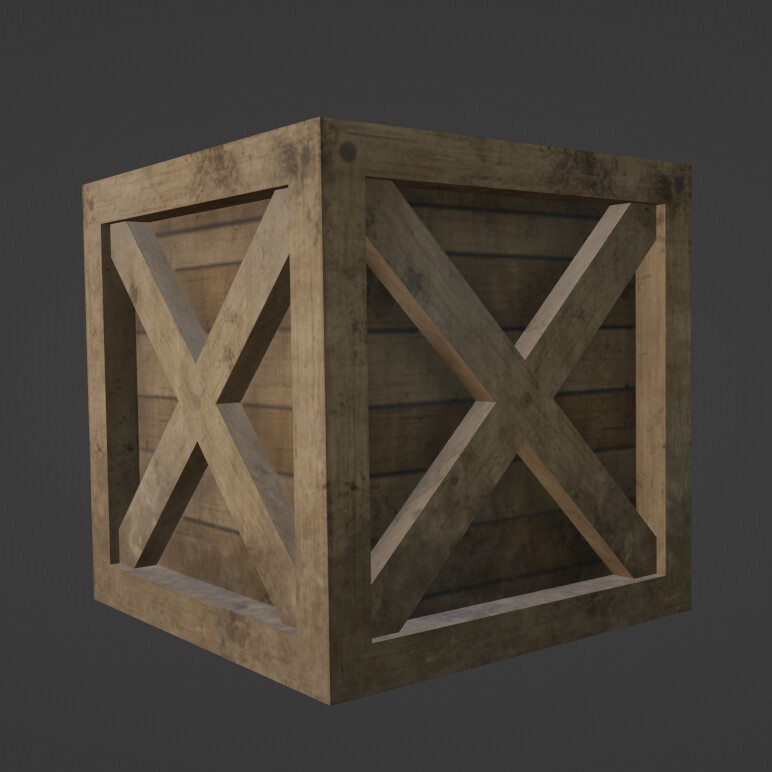 ArtStation - wooden package | Game Assets
