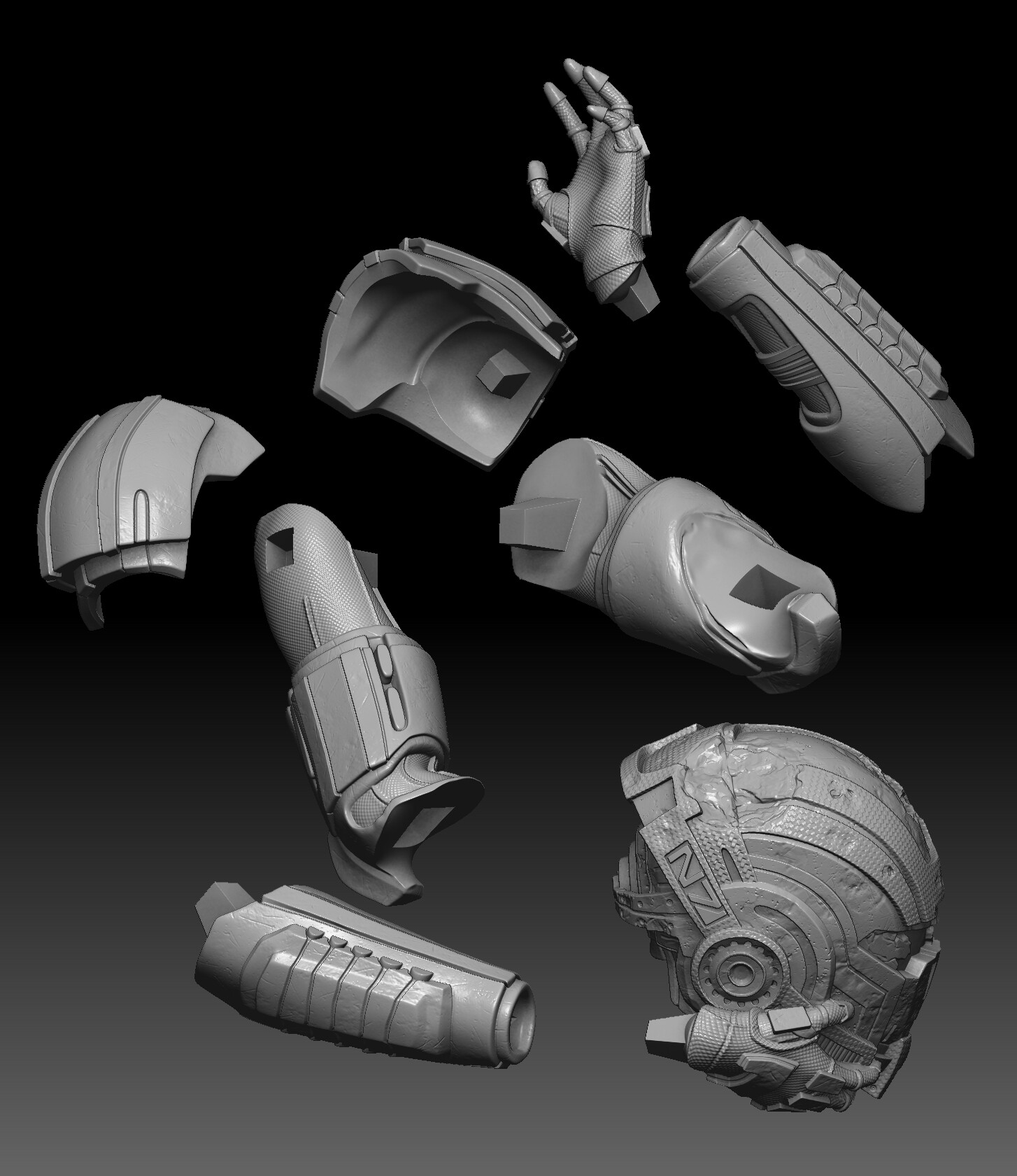 ArtStation - Mass Effect Fanart - Liara T'Soni 3d print model | Resources