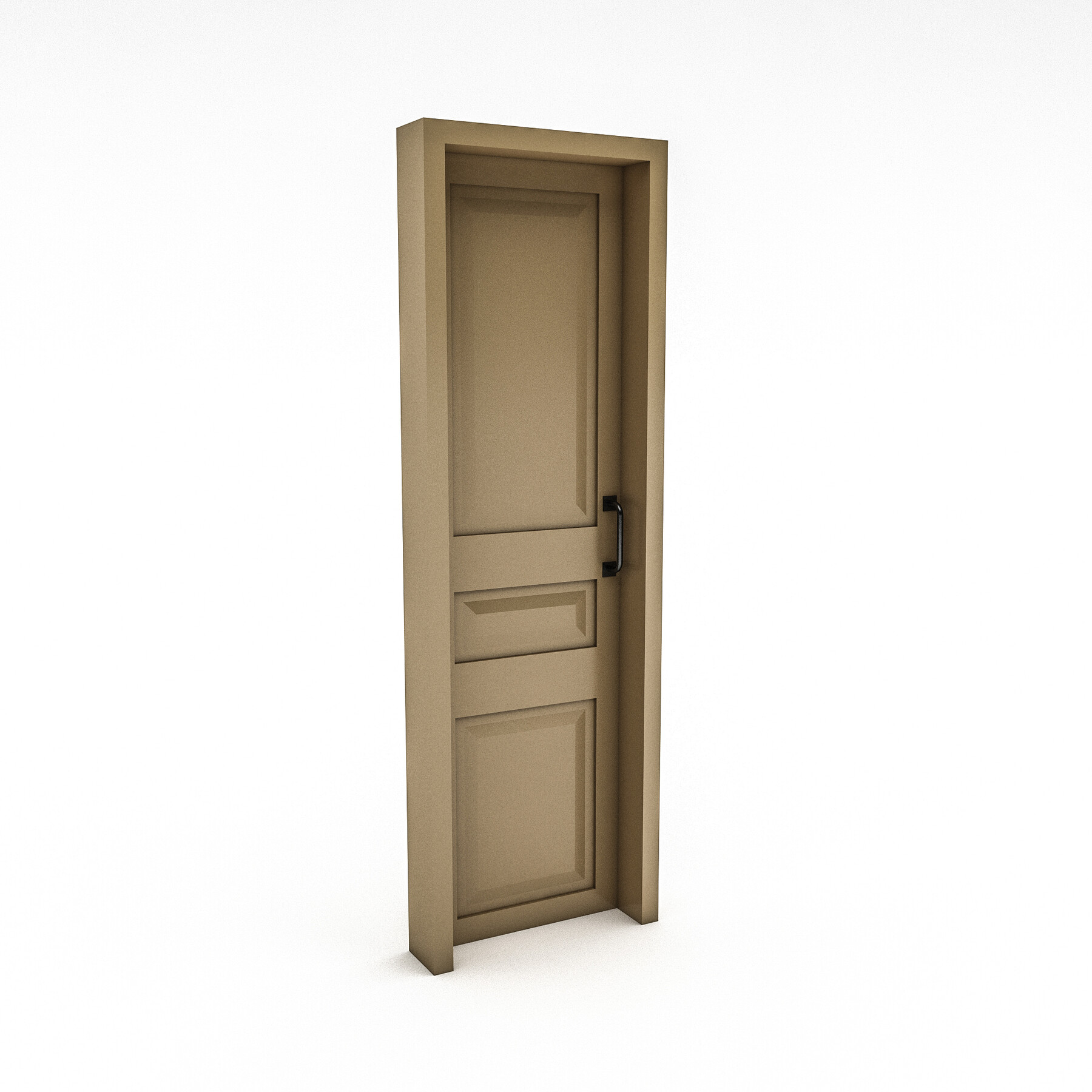 ArtStation - 3D Wooden Door Basic | Game Assets