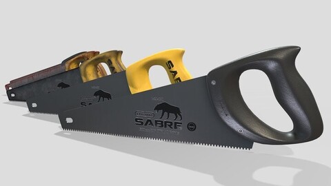 ArtStation - Collection of hand saws | Game Assets