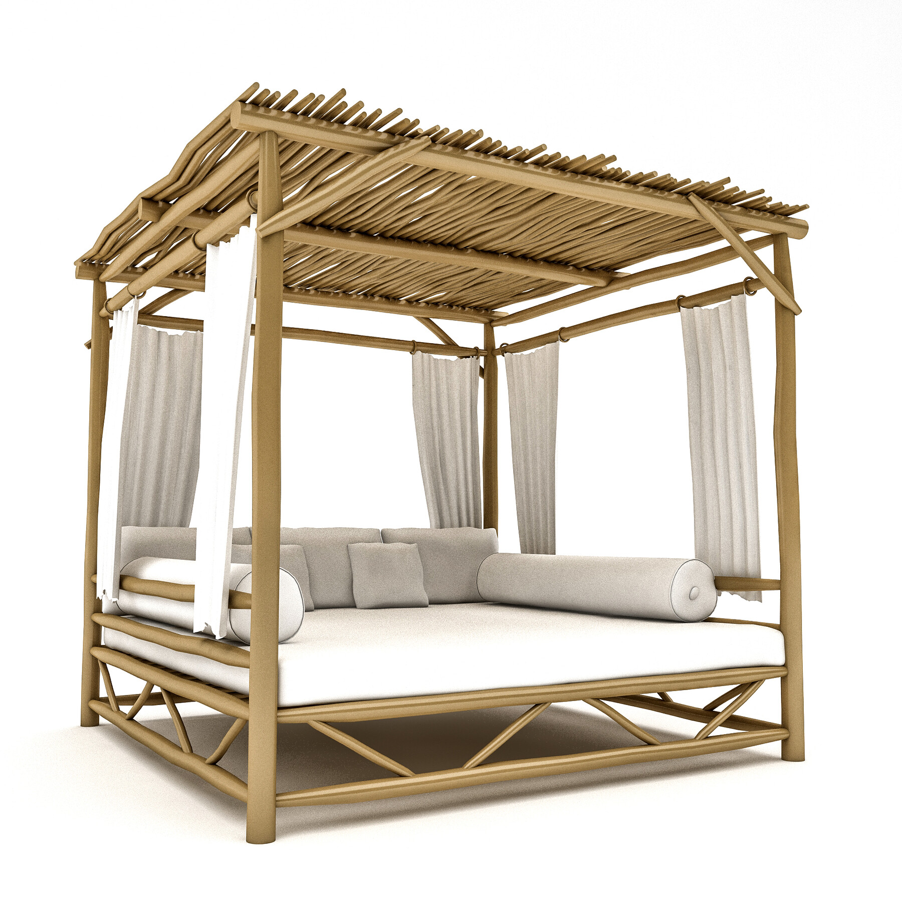 ArtStation - 3D bohemian beach lodge 03 model | Resources