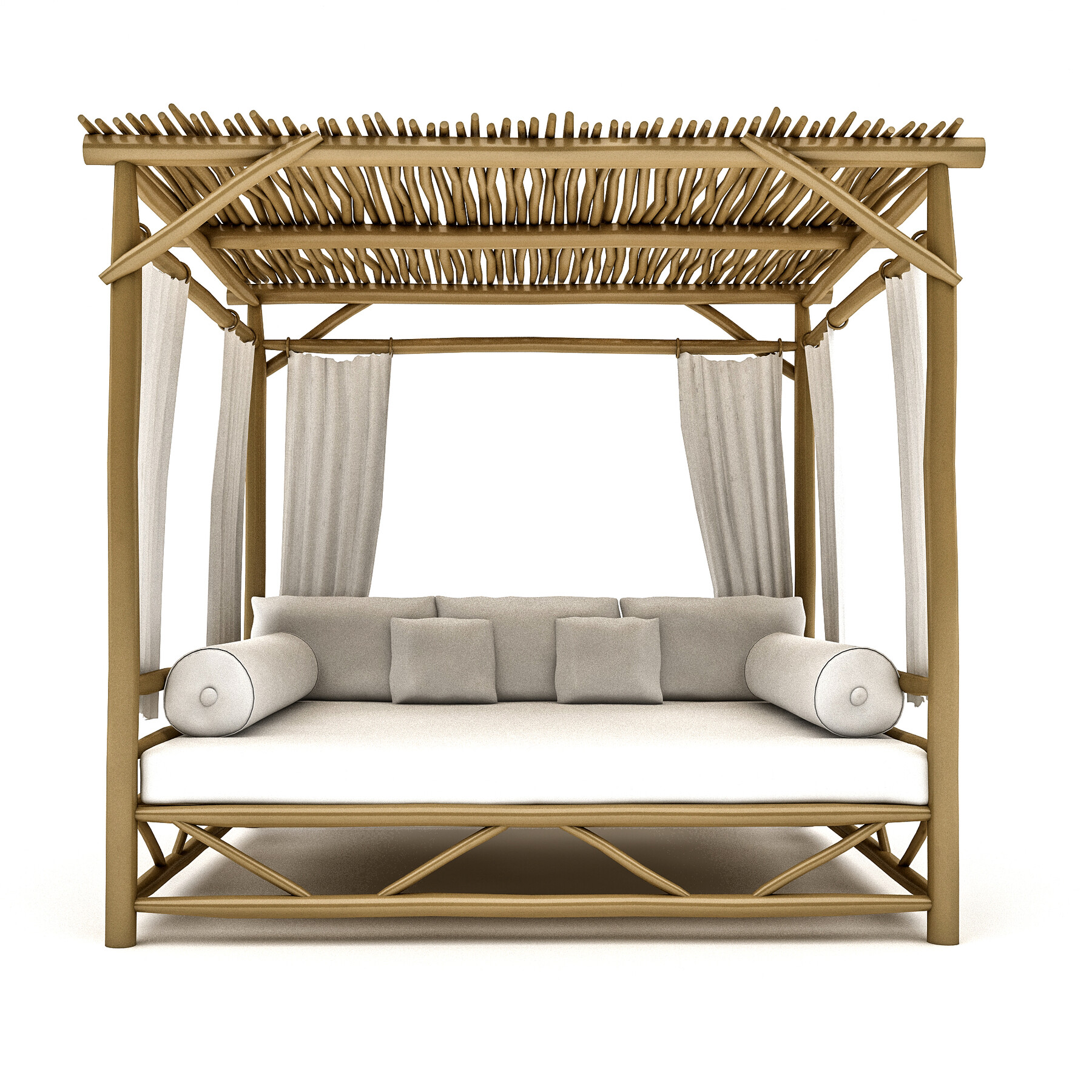 ArtStation - 3D bohemian beach lodge 03 model | Resources