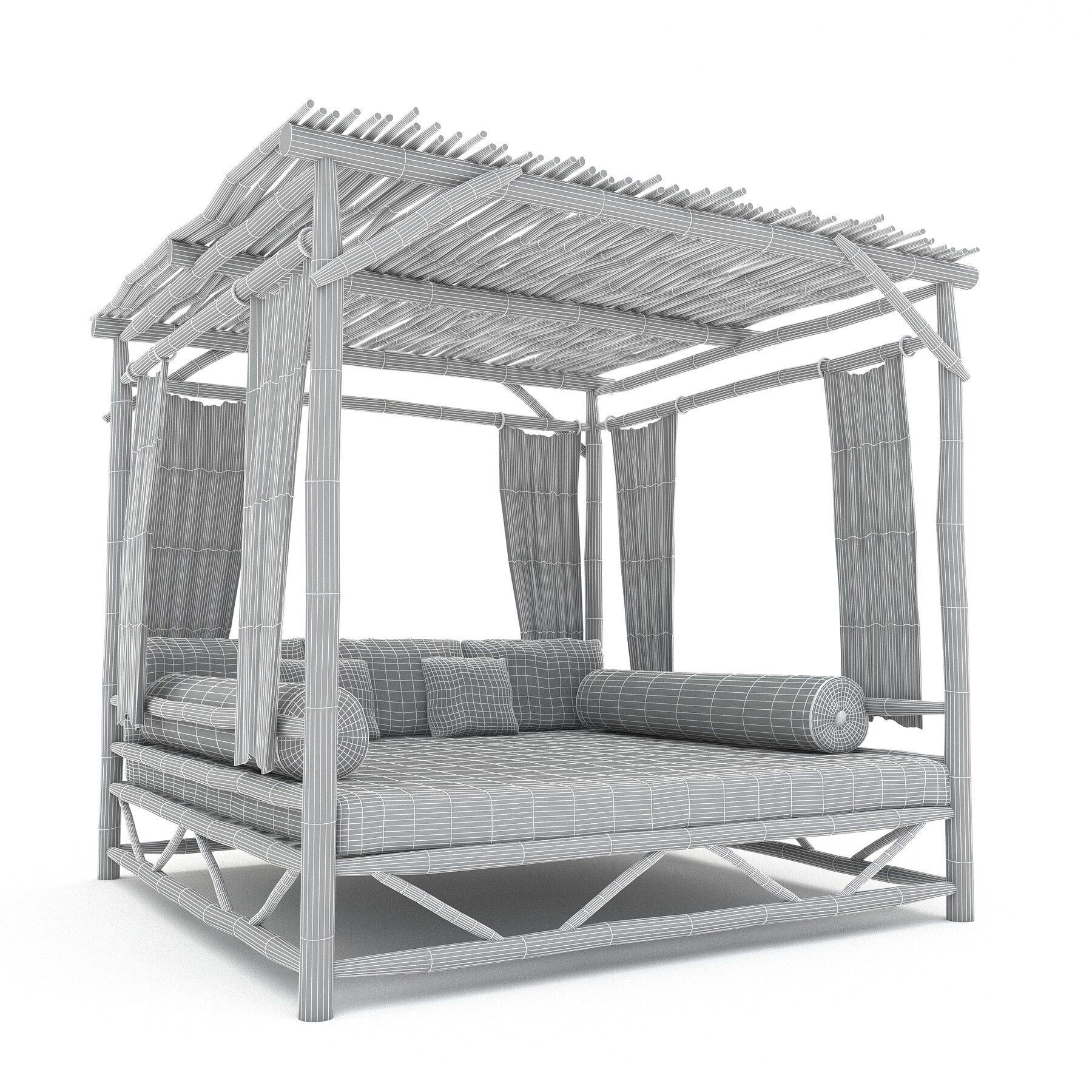 ArtStation - 3D bohemian beach lodge 03 model | Resources