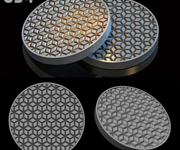 ArtStation - Fiber Laser Coins - Combo Set 06 | Resources